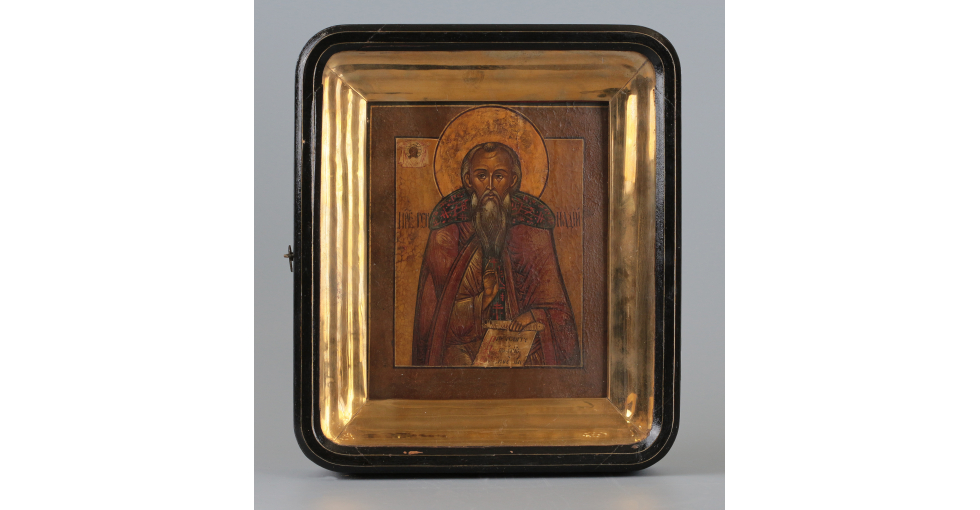 Купить старинную Икону Святой Геннадий в антикварном магазине Оранта в ...